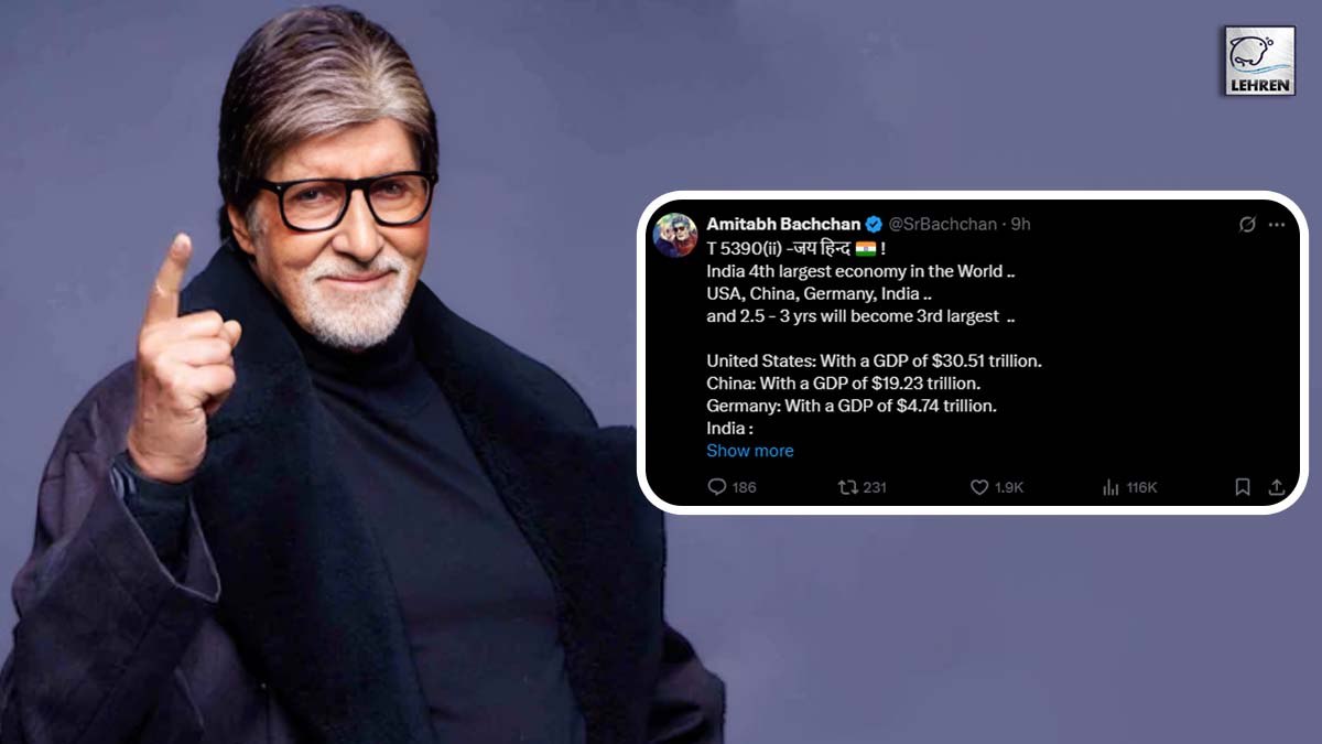 Amitabh Bachchan Hails India's Rise to 4th Largest Economy: 'What an ...